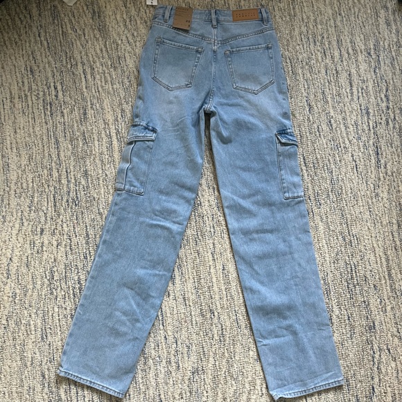 PacSun | Jeans | Pacsun Light Blue 9s Boyfriend Cargo Jeans | Poshmark
